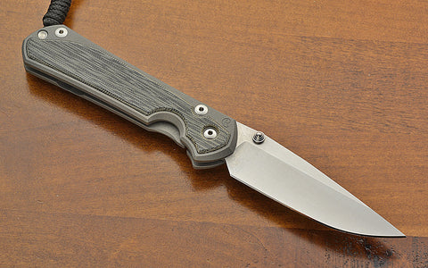 Pre-Owned Large Sebenza 31 Drop Point Black Canvas Inlay Left Hand ...